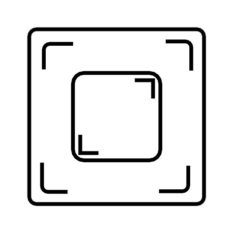 Outline Proccessor Red Vector SVG Icon SVG Repo