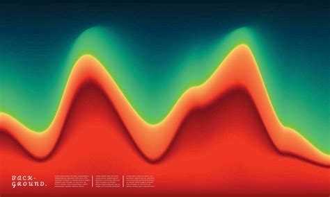 Colorful Wavy Gradient Mesh Background Abstract Fluid Color Gradation