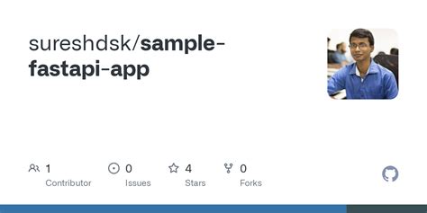 Github Sureshdsksample Fastapi App