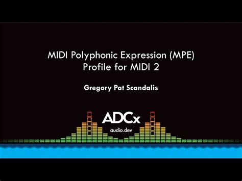 Free Video MIDI Polyphonic Expression MPE Profile For MIDI Introduction And Overview From