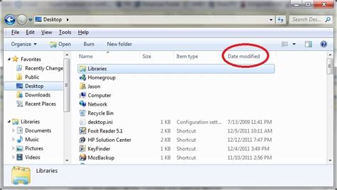 The Sort By Date Modified Optionbar Has Disappeared On Windows Explorer