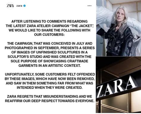 Zara Brand Issues Formal Apology Following Controversial Advertisement Lens