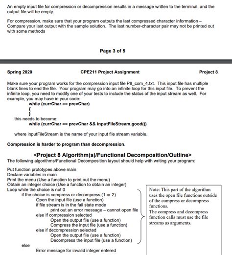 An Empty Input File For Compression Or Decompression