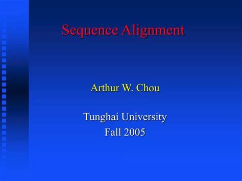 Ppt Sequence Alignment Powerpoint Presentation Free Download Id