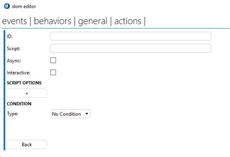 Dom With A Field Descriptor Type Which Calls A Automation Script Dataminer Dojo