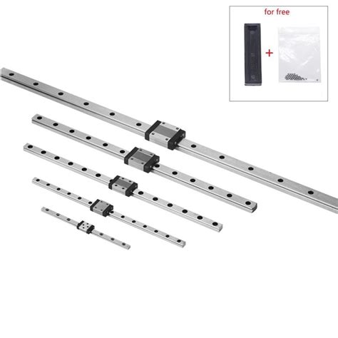 MGN9C MGN9H MGN12C MGN12H MGN7C MGN7H MGN15C MGN15H 1PC Linear Rail Guide With 2PC MGN Slider