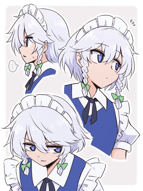 Izayoi Sakuya Touhou Drawn By Shio Futatsumami Danbooru