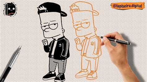 🔶how To Draw Bart Simpson Full Body Youtube