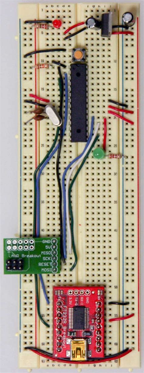 Building An Arduino On A Breadboard Arduino Documentation