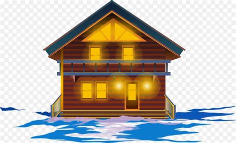 卡通人雪地小屋PNG图片素材下载 图片编号yzojewbg 免抠素材网