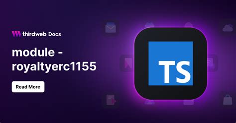 module royaltyerc1155 typescript sdk