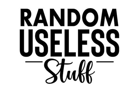 Premium Vector Random Useless Stuff