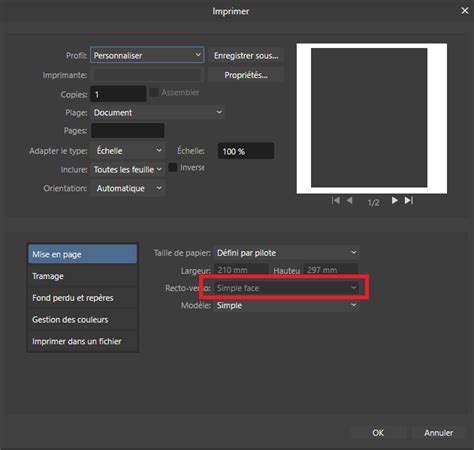 Unable To Print Recto Verso Help Desktop Questions Macos And Windows Affinity Forum