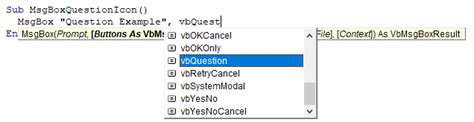 Creating Custom Message Boxes With Vba Msgbox Function