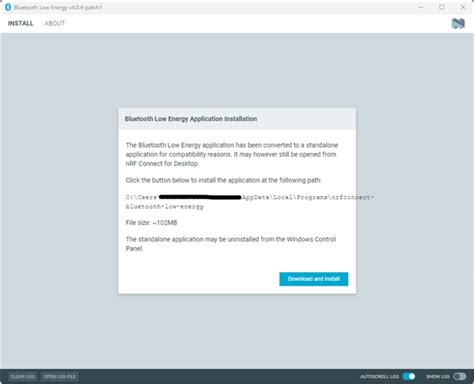 Nrf Connect For Desktop Bluetooth Low Energy V404 Patch1 Blank Screen