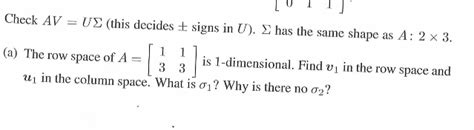 Solved Check Av U Sigma This Decides Plusminus Signs In