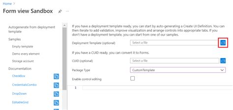 テンプレート スペックのポータル フォームを作成する Azure Resource Manager Microsoft Learn