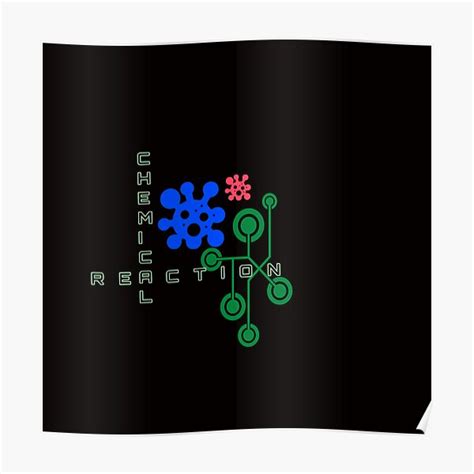 Chemical Reaction Poster For Sale By Adil Redbubble