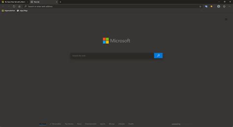 Dark New Tab Microsoft Community Hub