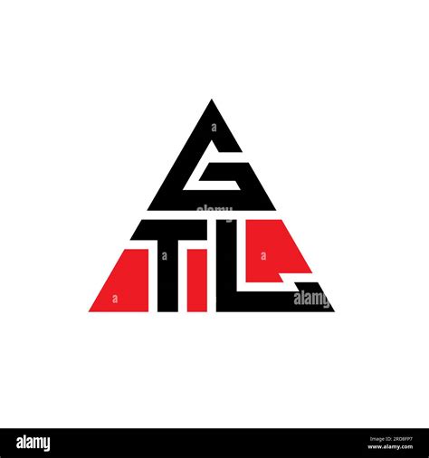 Gtl Triangle Letter Logo Design With Triangle Shape Gtl Triangle Logo