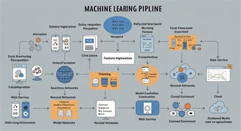 Flowchart Titled Machine Learing Pipline Illustrates A Machine