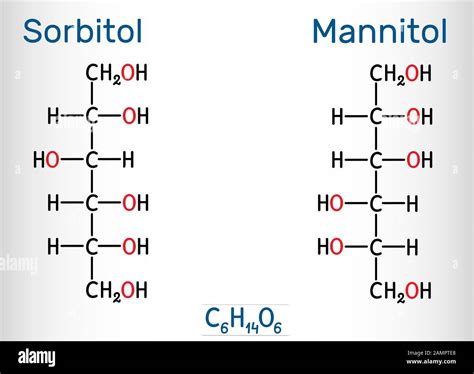 Sorbitol And Mannitol Molecule Are Isomers Are Two Types Of Sugar Alcohols Used As Sweeteners