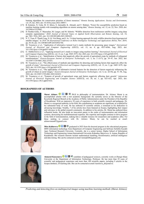 Predicting And Detecting Fires On Multispectral Images Using Machine Learning Methods Pdf