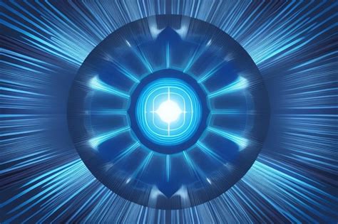 Premium Photo Vector Abstract Geometric Round Shape On Blue Background Design