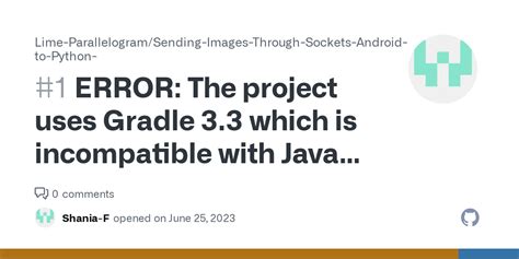 Error The Project Uses Gradle 33 Which Is Incompatible With Java 11