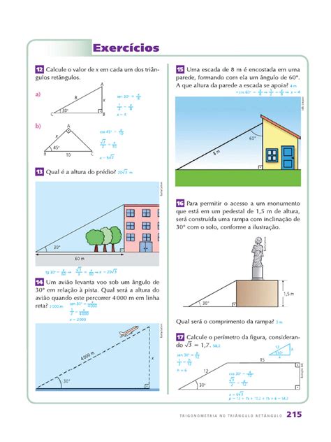 Exercícios De Trigonometria Nono Ano 3 Pdf