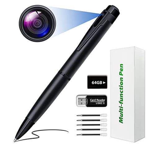 64gb Spy Camera Pen Hidden Camera Full Hd 1080p Mini Spy Pen Camera