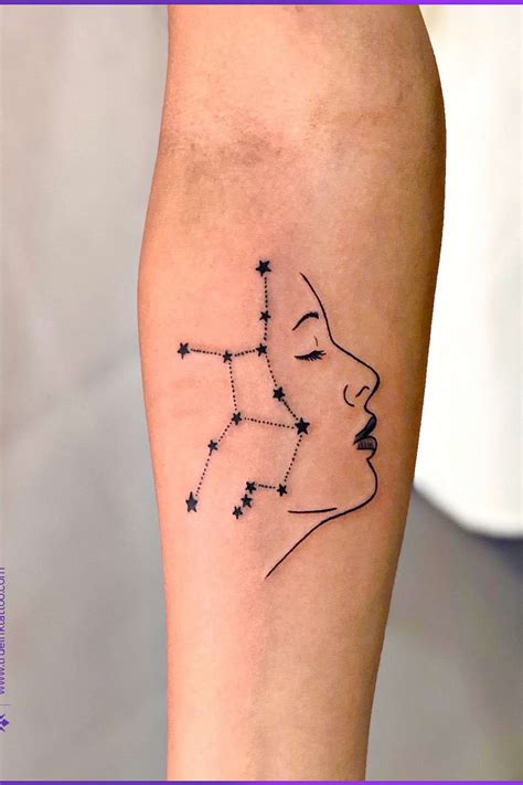 Tattoo Of Virgo Zodiac Sign