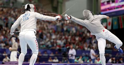 옐로우 피스트 남자 사브르 단체 펜싱 2024 파리 올림픽 대회