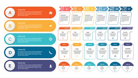 옵션 단계 또는 프로세스가 포함 된 비즈니스 인포 그래픽 디자인 템플릿 프리젠 테이션 다이어그램 연례 보고서 웹 디자인 워크 플로우 레이아웃에 사용할 수 있습니다 5에 대한