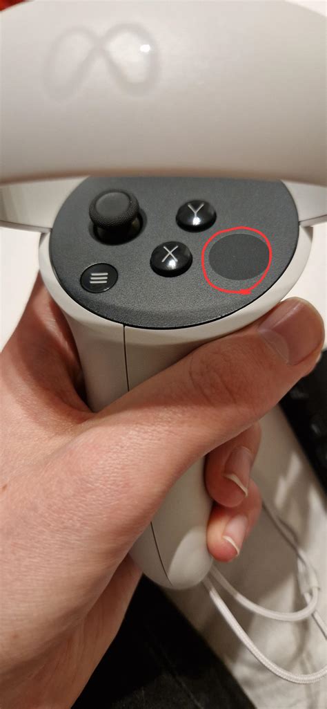 Grey Circle On Controller R Metaquestvr