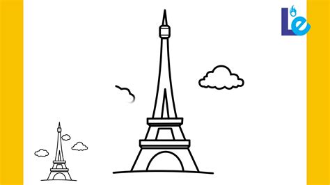 How To Draw The Eiffel Tower