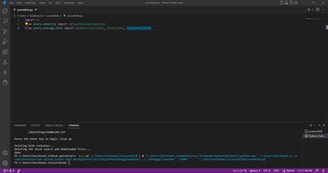 How To Use Python To Create Write To And Delete Files In An Azure