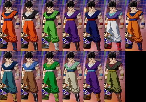 Gohan Adult Recolor Overhaul Mod For Dragon Ball Fighterz Dbfz Mods