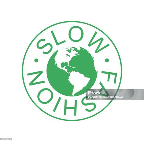 흰색 배경에 텍스트가있는 녹색 행성 지구 슬로우 패션 컨셉 벡터 일러스트 레이 션 0명에 대한 스톡 벡터 아트 및 기타 이미지 0명 감소 녹색 Istock