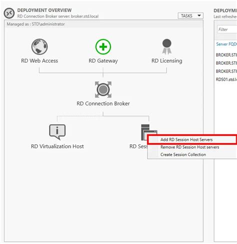 windows setting up an rds farm on windows server