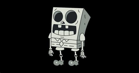 Skeleton Spongebob Spongebob Sticker Teepublic