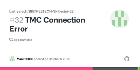 Tmc Connection Error · Issue 32 · Bigtreetech Bigtreetech Skr Mini E3 · Github