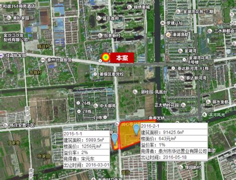 最新公告泰州市姜堰区公告1宗住宅用地出让建面1 6万起价4286万元 好地网
