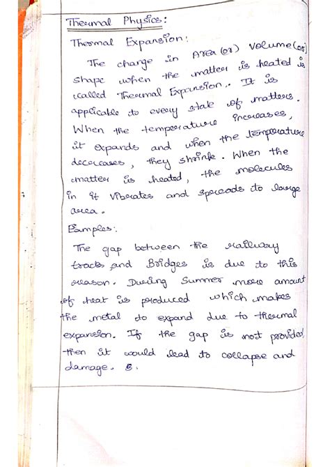 Thermal Physics Thermal Physics Thermal Expansion The In Area Or