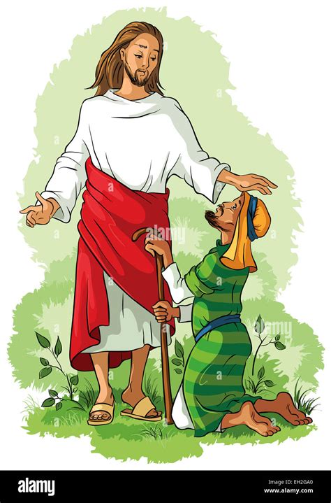 Jesus Healing Clip Art