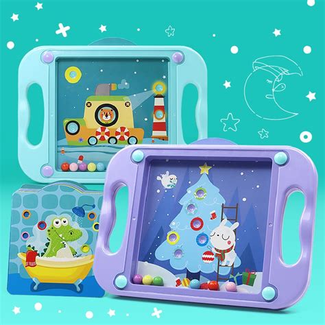 몬테소리 미로 균형 게임 교육용 3d 장난감 어린이용 2 4 세 만화 카드 놀이 인기 선물퍼즐 Aliexpress