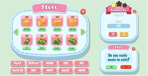 Game Menu Buttons Vector Art Icons And Graphics For Free Download