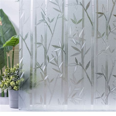 ฟิล์มติดกระจก Glass Sticker ประตูกระจก หน้าต่างกระจก ห้องน้ำ ห้องครัว ประตูบ้าน แบบสูญญากาศ 60