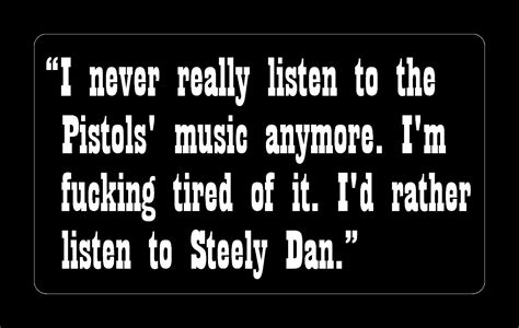 Guitarist Steve Jones About The Sex Pistols Turn Up The Volume