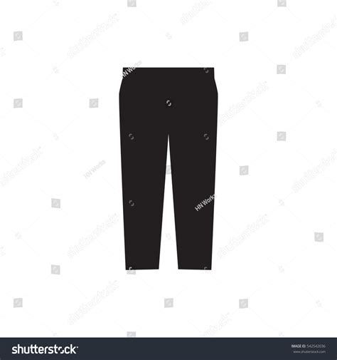 Pants Icon Illustration Isolated Vector Sign Stock Vector Royalty Free